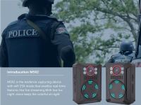 China ACC H.265 Infrared Body Worn Camera IP67 WIFI With LCD Screen for sale