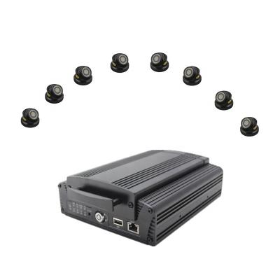 China CVBS 8 Channel 1080P Car Mobile DVR GPS 4G WIFI CCTV MDVR 2TB HDD for sale