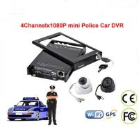 China Mini 4CH 3G SD Card HD mobile DVR 1080P With Wireless Network Wifi for sale