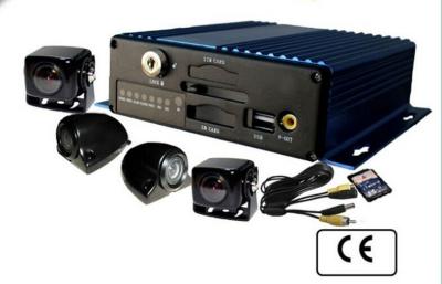 China Automobile 360 degree Full View 4 Camera Car DVR 3G / GPS Monitoring System for sale