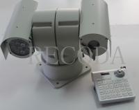 China IR Night Vision PTZ Rugged high speed Police car Cameras mounted outdoor for sale