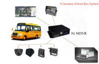 China School Buse Surveillance System 4 camera Car DVR with GPS / 3G / WIFI Live View for sale