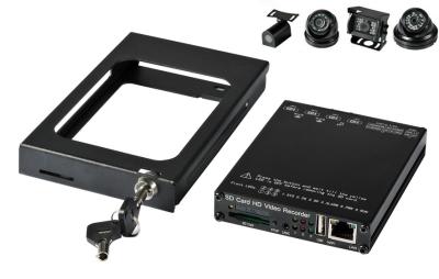 China High resolution HD SD Card 1080P Car DVR 4Ch With GPS 3G Wifi CMS Software for sale