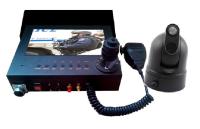 China Police Car Security 3G GPS WIFI Mobile Vehicle DVR With Monitor Control Keyboard for sale
