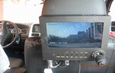 China Police Car Security 3G GPS WIFI Mobile Vehicle DVR With Monitor Control Keyboard for sale