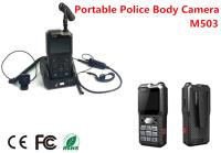China CMS Software Police Body Worn Camera DVR Support 10 Hours Recording128G for sale