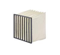 China Synthetic Pocket Air Filter G4 592 x 592 x 600 mm 3400 m3/h 40 Pa for sale
