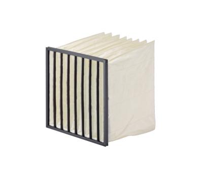 China Synthetic Pocket Air Filter G4 592 x 592 x 600 mm 3400 m3/h 40 Pa for sale