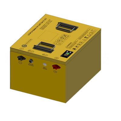 China Powder Coated Golf Cart Lithium Battery 120Ah 36V LiFePO4 Battery for sale