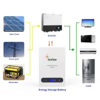 China Lithium 48v 200ah Solar Battery With LCD Display Screen for sale