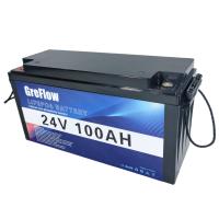 China Bluetooth APP 24 Volt Marine Battery Lithium Iron Phosphate Deep Cycle for sale