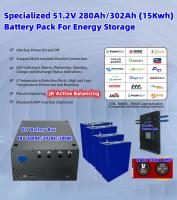 China Lithium Iron PhosphateLiFePO4 Storage Battery CATL EVE 48V 280AH Max for sale
