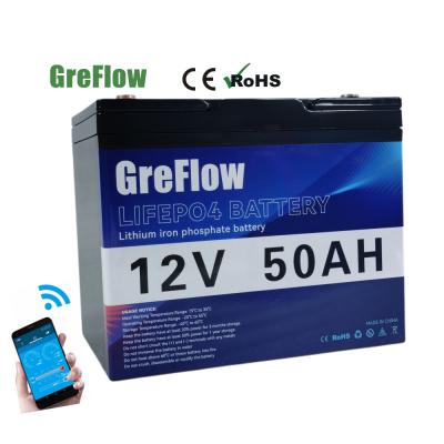 China 4000 Times IP56 50Ah 12V Lifepo4 Battery Pack For UPS Solar Storage for sale