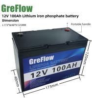 China 12v Lithium Iron Phosphate Battery 12v 100Ah 150Ah 300Ah With Bluetooth for sale