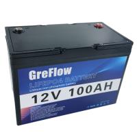 China 12v 100ah Lithium Iron Lifepo4 Battery Smart BMS Bluetooth APP Monitor for sale