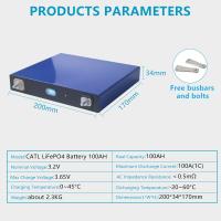 China CATL 3.2V 100Ah Lifepo4 Battery Grade A Prismatic Battery Cell for sale