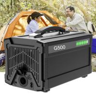 China Portable 500w 120Ah 444Wh Small Rechargeable Generator For Camping for sale