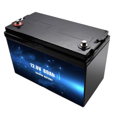China LFP Lithium Iron Phosphate Battery Pack 12.8V 12V 80Ah Rechargebale for sale
