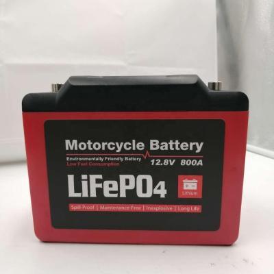 China Lithium 800 CCA 8Ah 12V Lifepo4 Battery For Motorcycle Starter for sale