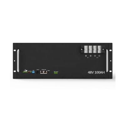 China Solar Module 48v 100ah 3.5U Lithium Storage Battery Metal Shell for sale