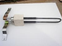 China High Purity Mosi2 Heating Elements , 1700 °C / 1800 °C Moly Disilicide Heating Elements Rod for sale