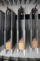 China High Purity Mosi2 Heating Elements , 1700 °C / 1800 °C Moly Disilicide Heating Elements Rod for sale