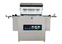 China Multi Zone Lab Tube Furnace 1200 ℃ / 1400 ℃ / 1600 ℃ With Three Way Flange for sale