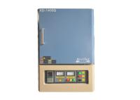 China Programmable Industrial Muffle Furnace 1400 C Box Shape Blue Color Double Layer for sale