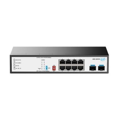 China Fanless H3C Switch US110/US110-HP  with 8*10/100/1000 and 2*SFP or 10*GE for sale