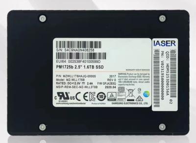 China Superior hard drive for sumsung PM1725B 1.6T U.2 and 1.6T HHHL Plug-in Lenovo version with PCIe Gen3*8 for sale