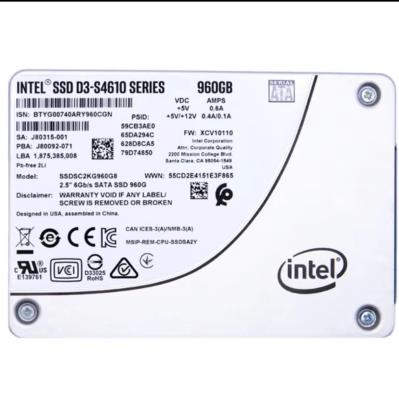 China Useful and best-sale hard drive for Intel S4610 960G SATA/ with DELL Edition with SATA 3.0 6Gb/s for sale