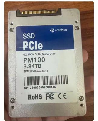 China Phison niche hard drive of PM100 3.84T U.2  SSD for sale