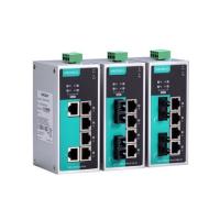 China switches with 4 PoE+ ports Moxa EDS-P206A 6-port unmanaged Ethernet switches for sale