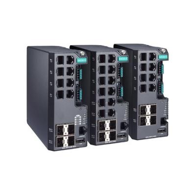 China 8+4G-port Moxa EDS-4012 Series switch / 8+4G+2 2.5GbE-port  Moxa EDS-4014 Series swit for sale