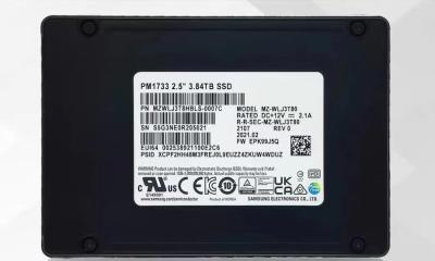 China Durable hard drive for  Samsung  PM1733 3.84T U.2 with PCIe Gen3/4*4 for sale