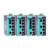 China Economical industrial Ethernet switch Moxa EDS-208A 8-port unmanaged  switch for sale