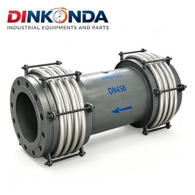China EJMA Three Way Corrugated Power Plant Expansion Joints Flexible For Boiler Room Pipe for sale
