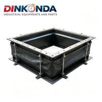 China DINKONDA GLOBAL Power Plants Special Multi Layer Rectangle Composite Rubber Glass Fiber Skeleton Integral Vulcanization Non-metallic Expansion Joint Integral Vulcanization Fabric Compensator for sale