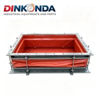 China DINKONDA GLOBAL Power Plants Special Multi Layer Rectangle Composite Rubber Glass Fiber Skeleton Integral Vulcanization Non-metallic Expansion Joint Integral Vulcanization Fabric Compensator for sale