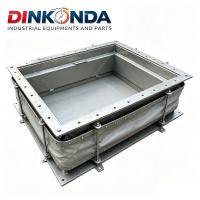 China DINKONDA GLOBAL Power Plants Special Multi Layer Rectangle Composite Rubber Glass Fiber Skeleton Integral Vulcanization Non-metallic Expansion Joint Integral Vulcanization Fabric Compensator for sale