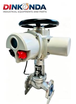 China Power Plant Intelligent IP67 NEMA 4X Multi Turn Electric Actuator 4-20mA 0-10VDC 10Nm-4000Nm for sale