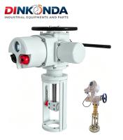 China DINKONDA GLOBAL Power Plants 24VDC Linear Electric Valve Actuators 220V 380V 50Hz 100mm Stroke for sale