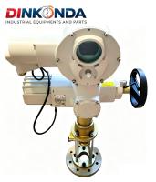 China DINKONDA GLOBAL Power Plants 24VDC Linear Electric Valve Actuators 220V 380V 50Hz 100mm Stroke for sale