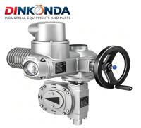 China Custom Explosion Proof Electric Actuator IP65 F-Class Insulation ExdⅡBT4 90° Partial Rotary For Power Station for sale