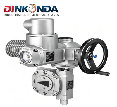 China Custom Explosion Proof Electric Actuator IP65 F-Class Insulation ExdⅡBT4 90° Partial Rotary For Power Station for sale