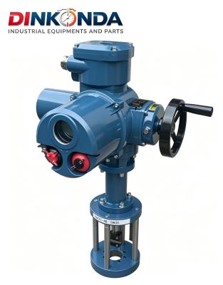 China Power Plant Electric Valve Actuators LZ35 Series IP67 Ex‑D Ⅱ BT4 Explosion Proof Push Rod Linear Output for sale