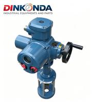 China Power Plant Electric Valve Actuators LZ35 Series IP67 Ex‑D Ⅱ BT4 Explosion Proof Push Rod Linear Output for sale