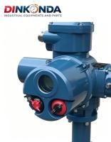 China Power Plant Electric Valve Actuators LZ35 Series IP67 Ex‑D Ⅱ BT4 Explosion Proof Push Rod Linear Output for sale