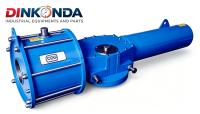 China AWS Rotary Pneumatic Valve Actuators JIS Standard Dual Cylinder Piston Transmission for sale