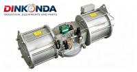 China 110V Pneumatic Valve Actuators Symmetrical Dual Cylinder Linear And Rotary Actuators for sale